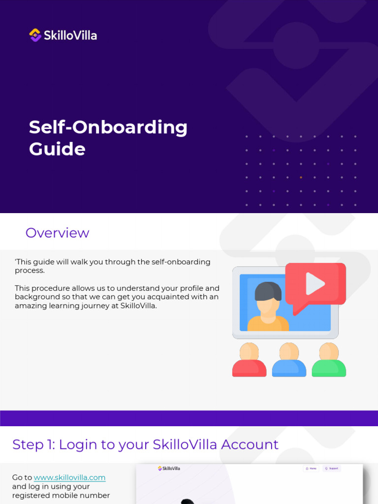 Self-Onboarding Guide | PDF