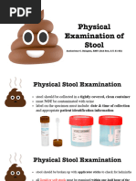 Stool Routine Examination | PDF | Human Feces | Clinical Medicine