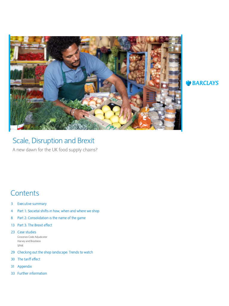 Grocery Sector Retail Report | PDF | Retail | Supermarket