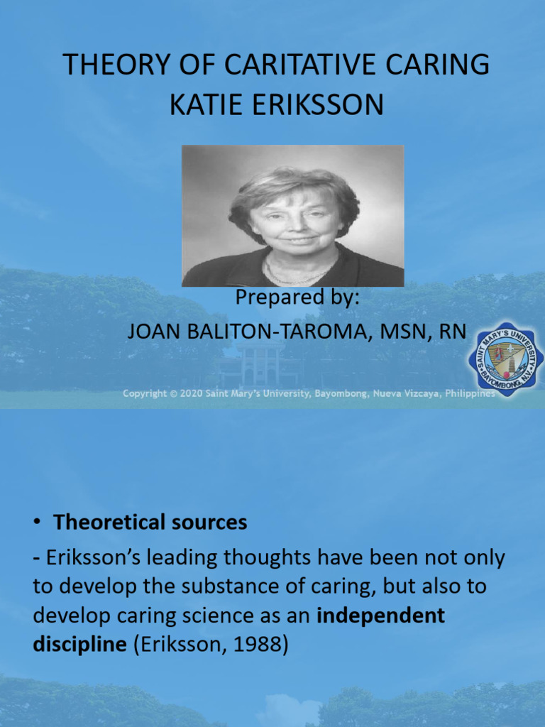 Theory of Caritative Caring by Erickson Updated | PDF | Science | Dignity