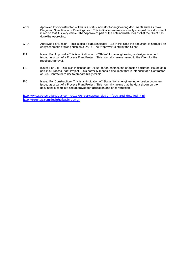 engineering document status indicator | PDF
