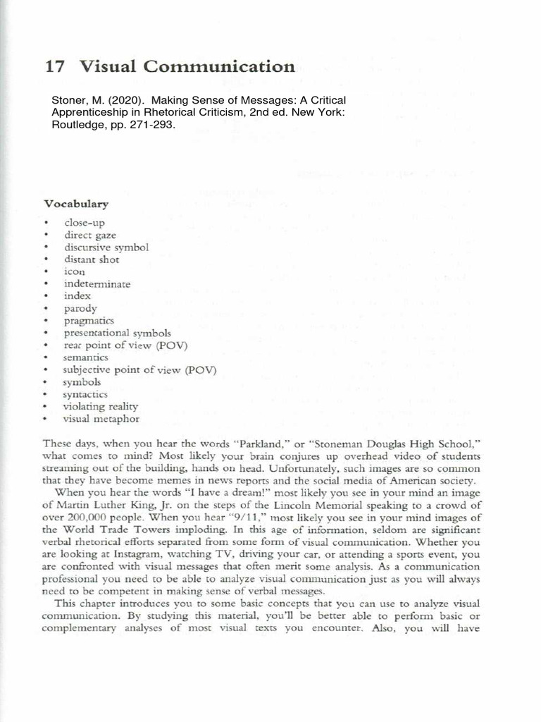 Visual Communication | PDF | Communication | Rhetoric