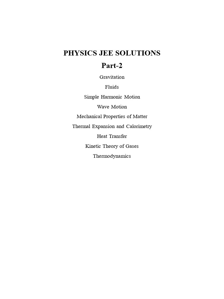 Physics Part 2 | PDF | Force | Heat