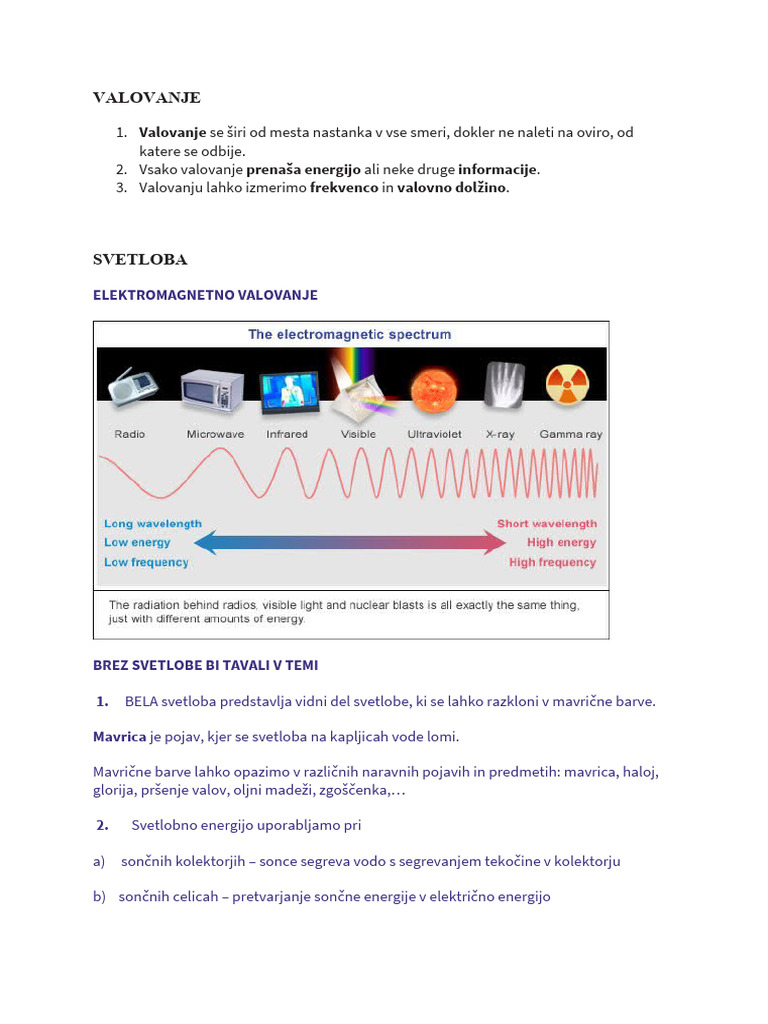FIZIKA 7 - VALOVANJE | PDF