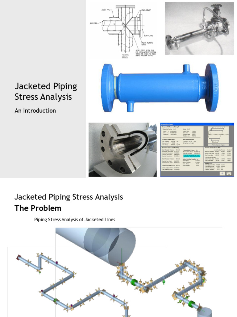 Jacketed Piping | PDF | Stress (Mechanics) | Pipe (Fluid Conveyance)