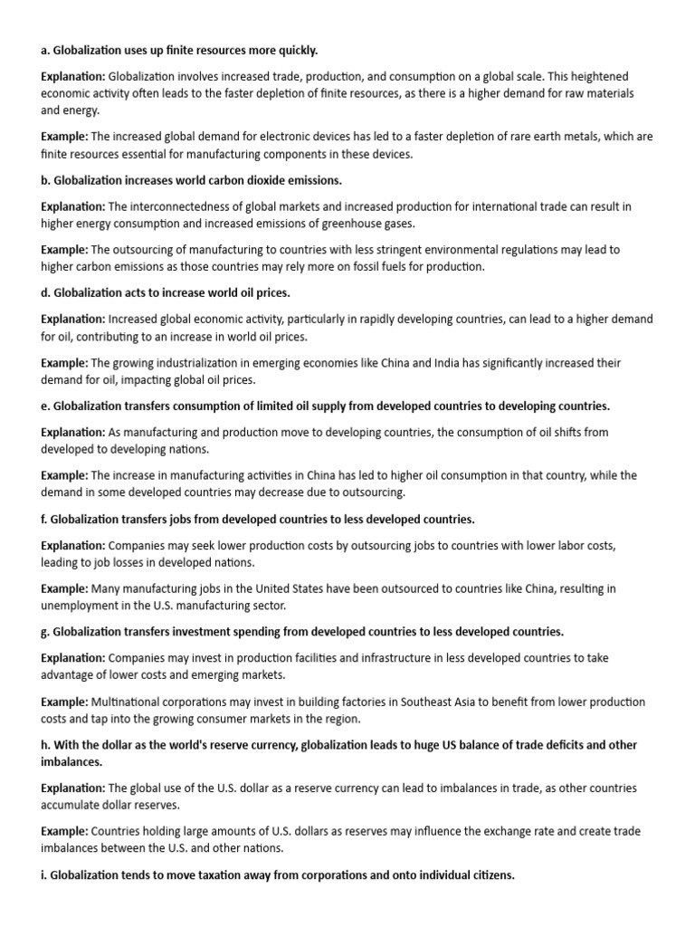 Globalization Ni Johnric | PDF | Taxes | Petroleum