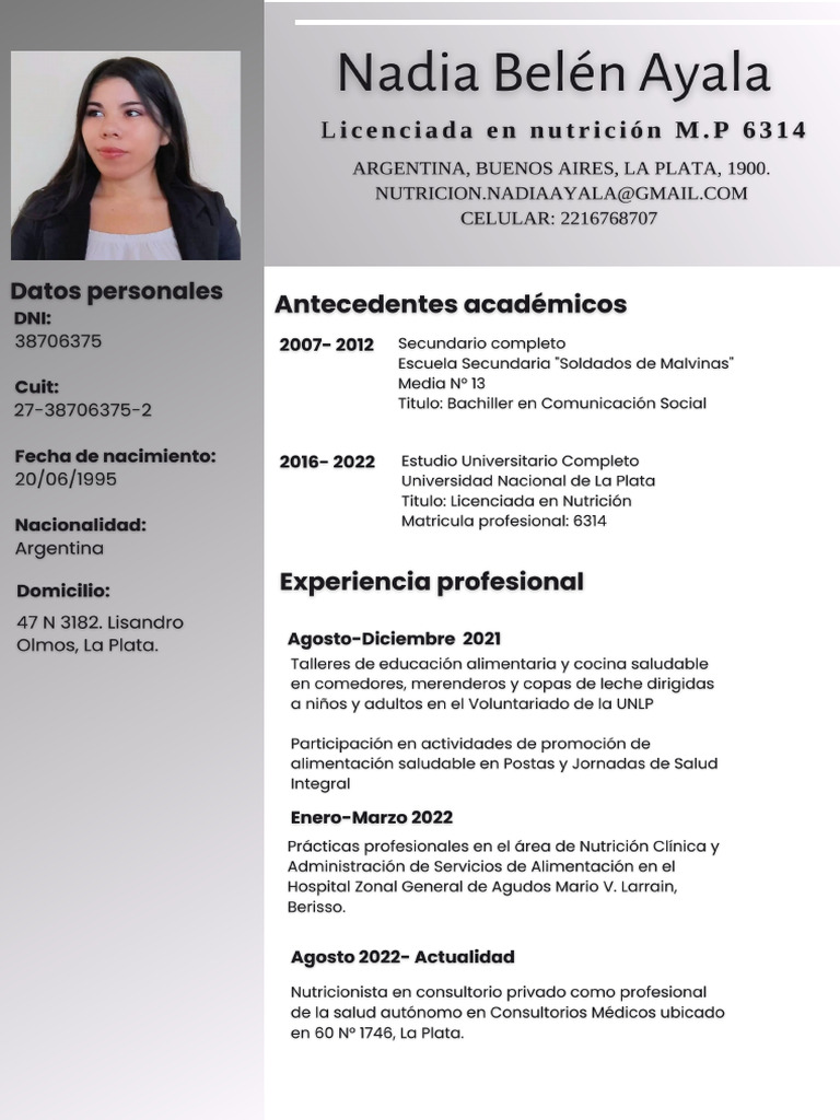 Grey White Modern Graphic Designer Resume | PDF