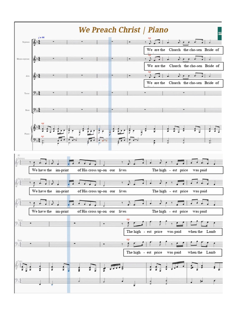 We Preach Christ | PDF | Systematic Theology | Religious Belief And ...