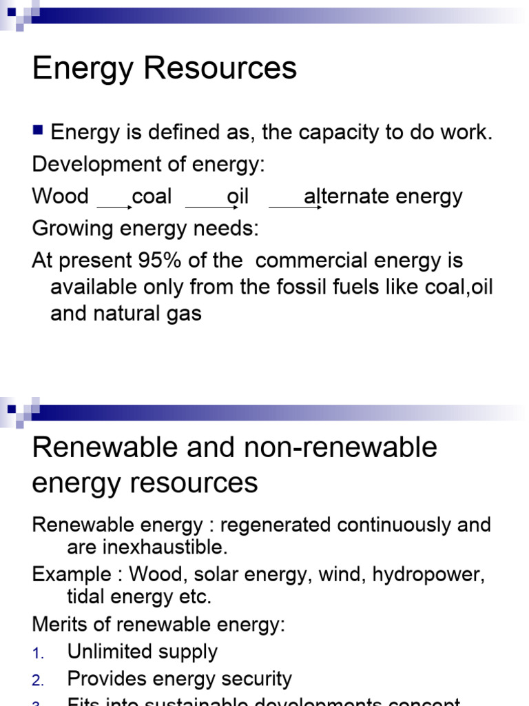 Energy Resources | PDF | Solar Energy | Soil