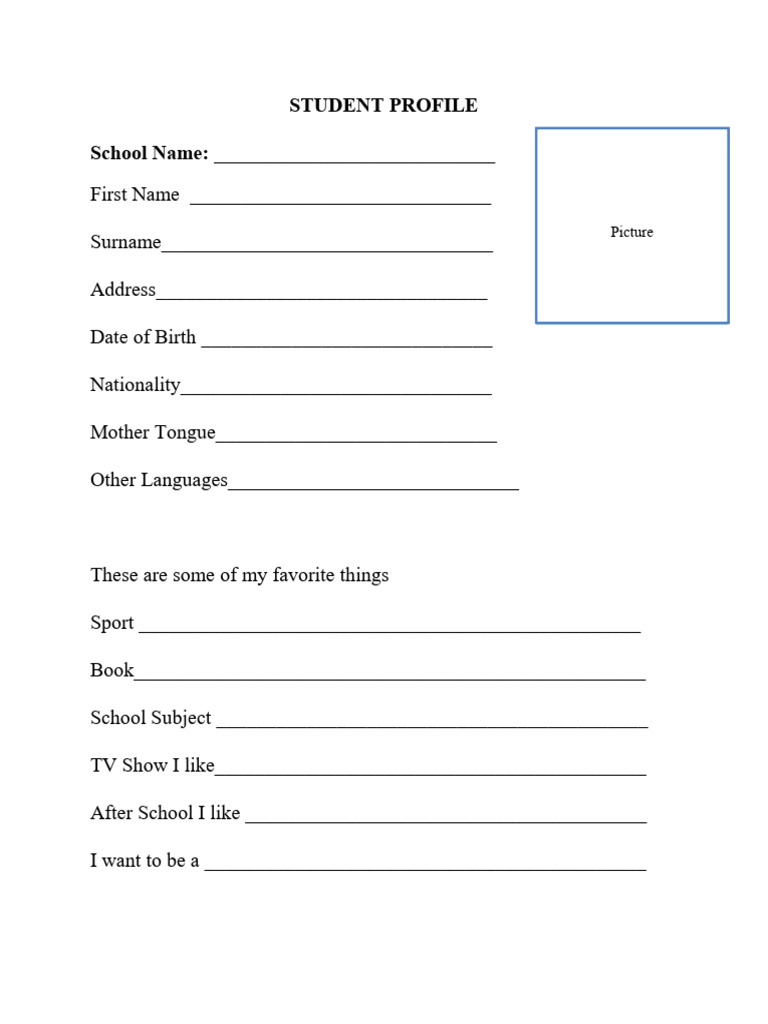 Student Profiling | PDF | Health Care | Clinical Medicine