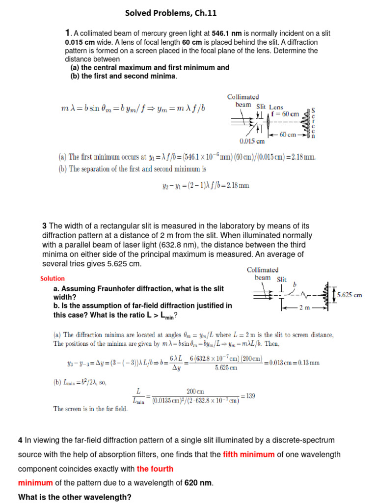 Solved Problems Ch11, Reduced | PDF