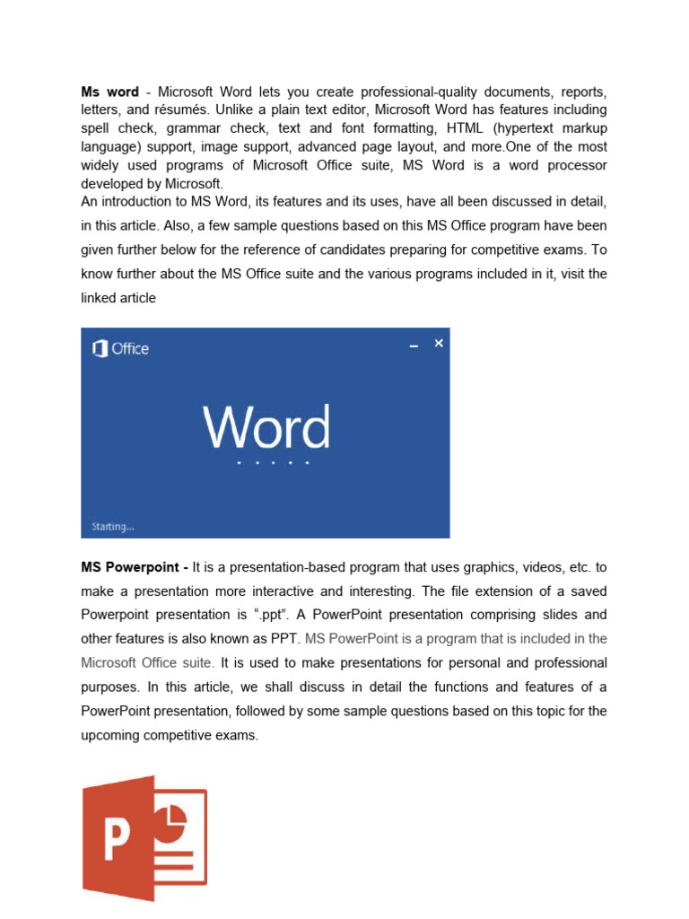 Emtech | PDF | Microsoft Excel | Microsoft Power Point