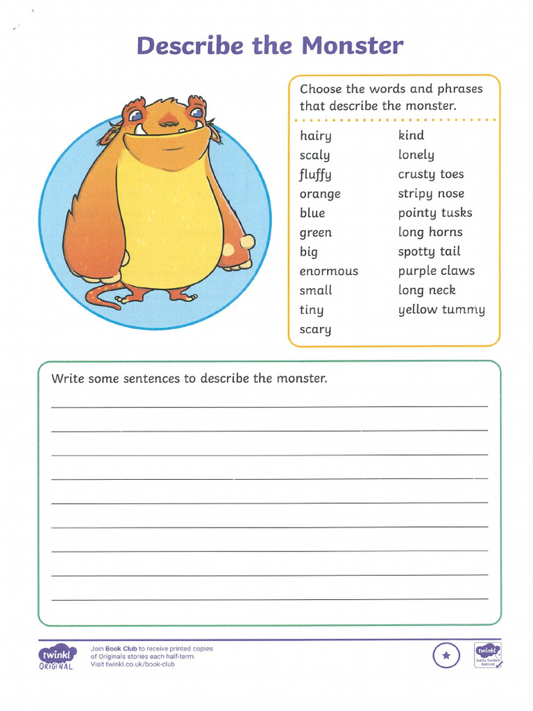 Describe Monster | PDF