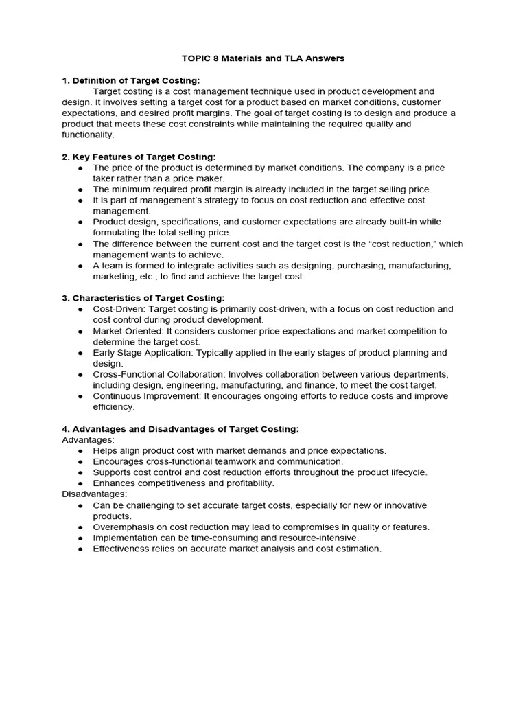TLA 8 Lecture and Answers | PDF