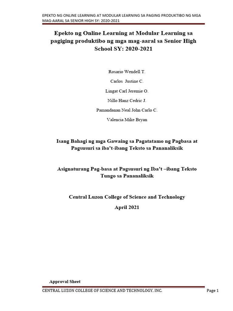 Epekto-ng-Online-Class-at-Modular-Learning-sa-pagiging-produktibo-ng ...