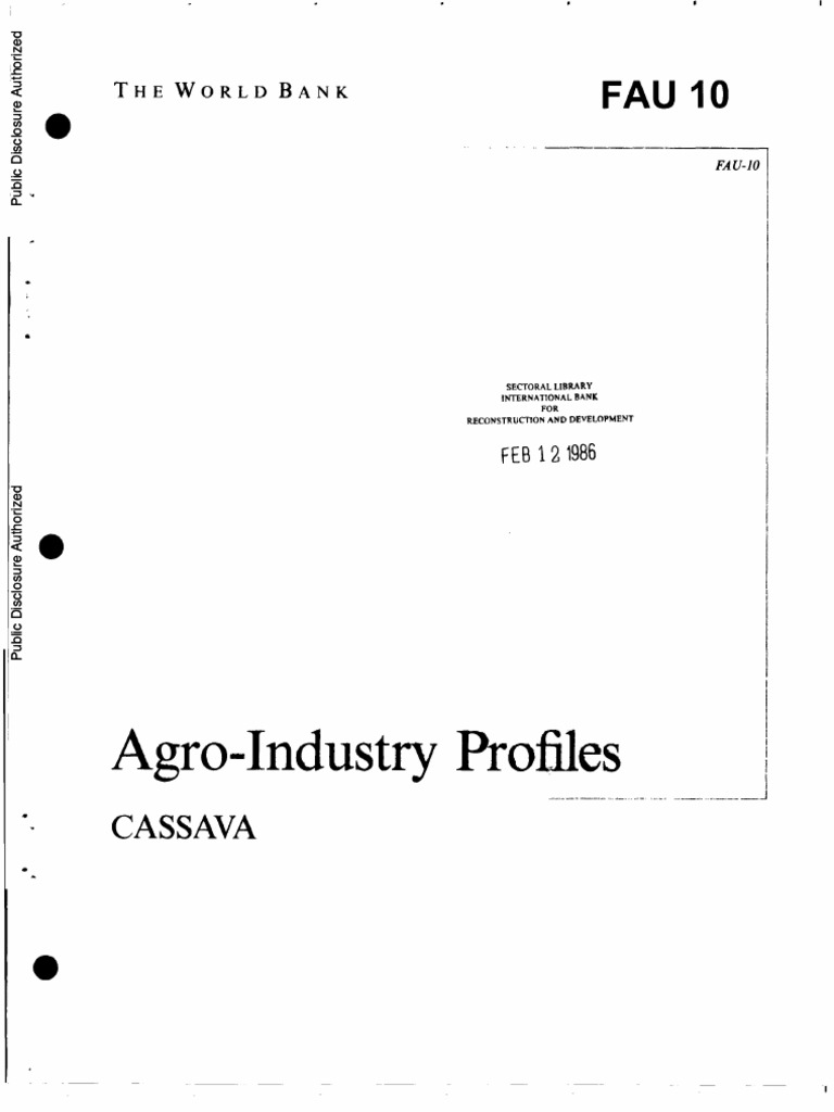 Casava Agro Industry | PDF | Soil | Starch Casava Agro Industry | PDF | Soil | Starch