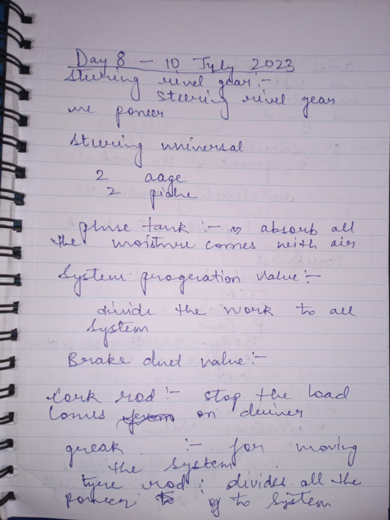 INTERNSHIP NOTES | PDF