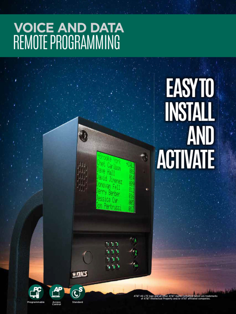 62 101 Telephone Entry | PDF | Telephone | Access Control