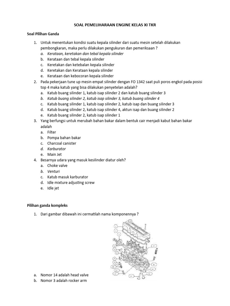 Pengukuran Kepala Silinder Mesin | PDF | Teknologi & Rekayasa