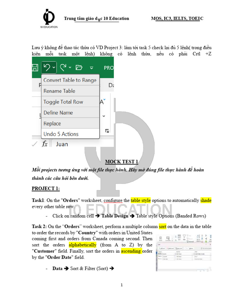 Mock Test 1-2-3 | PDF