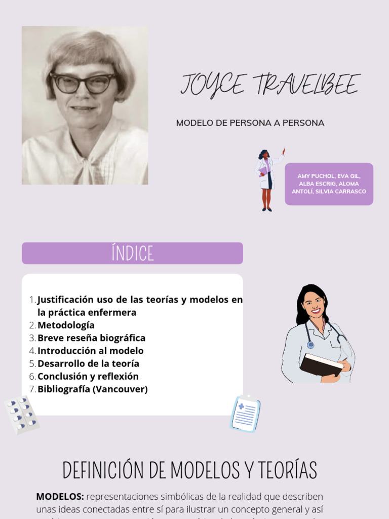 Presentación - Joyce Travelbee | PDF | Enfermería | Experiencia