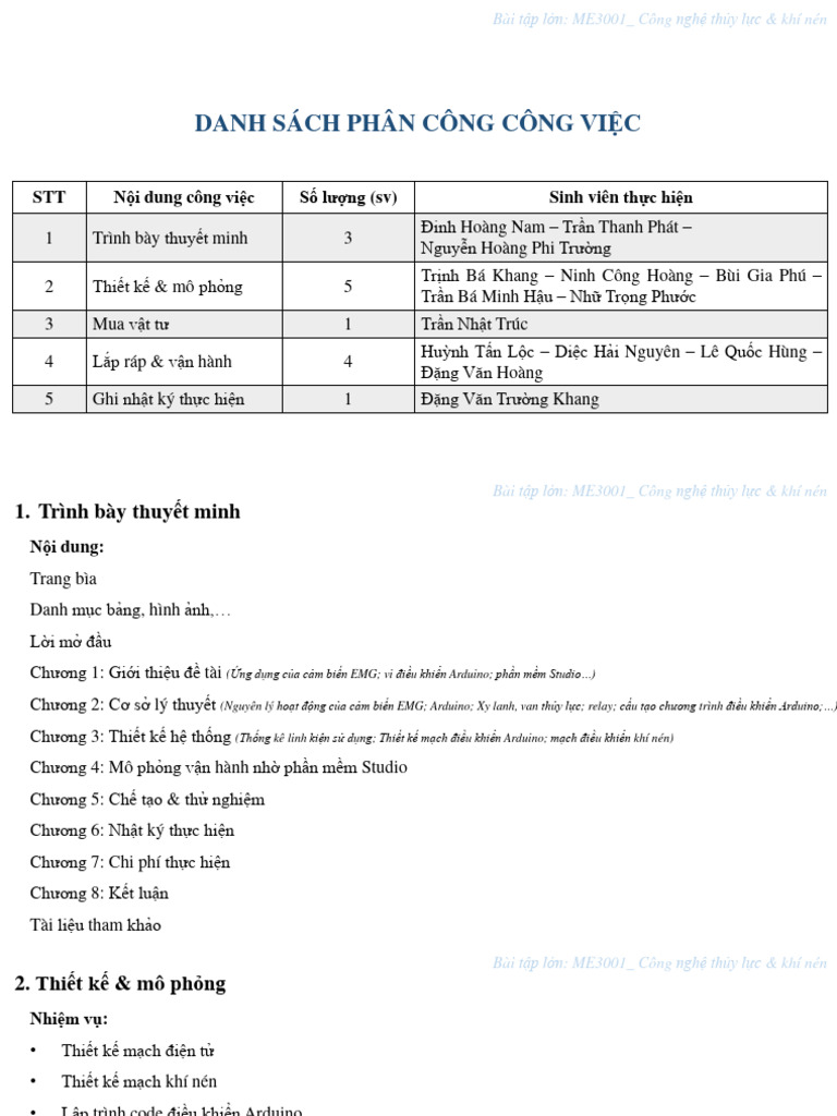 Phan Cong Cong Viec | PDF