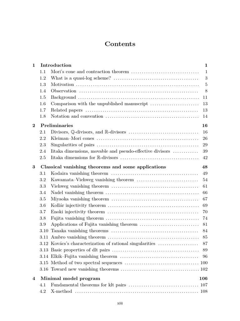 Foundations of The Minimal Model Program - Fujino, Osamu | PDF | Field (Mathematics) | Abstract ...
