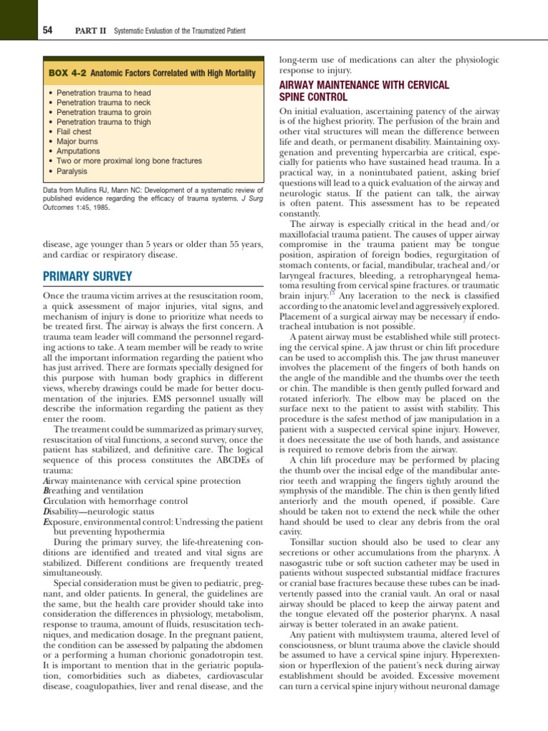 Oral and Maxillofacial Trauma - Fonseca - Primary Management | PDF ...