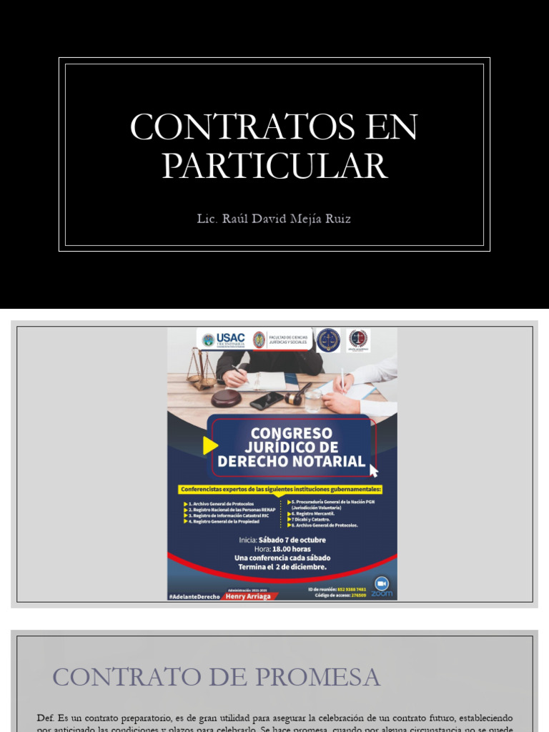 Contratos en Particular | PDF | Propiedad | Derecho privado
