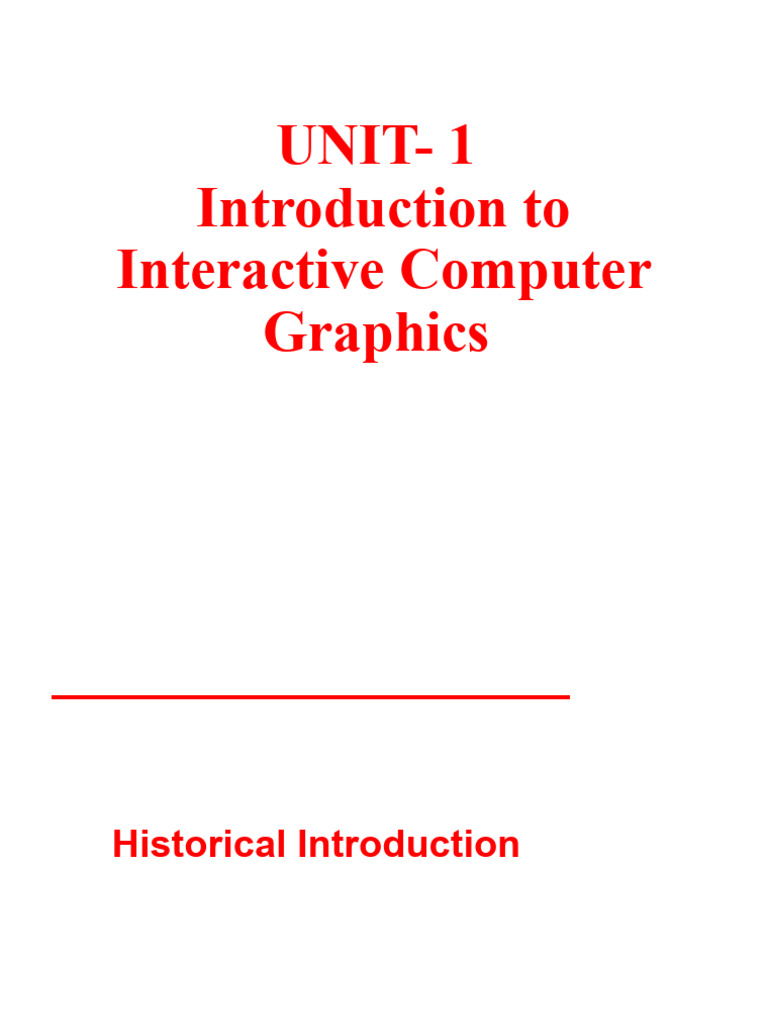 Introduction To Interactive Computer Graphics | PDF | Computer Graphics | Liquid Crystal Display