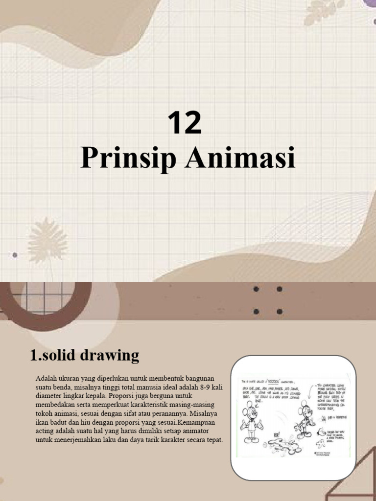 12 Prinsip Animasi | PDF