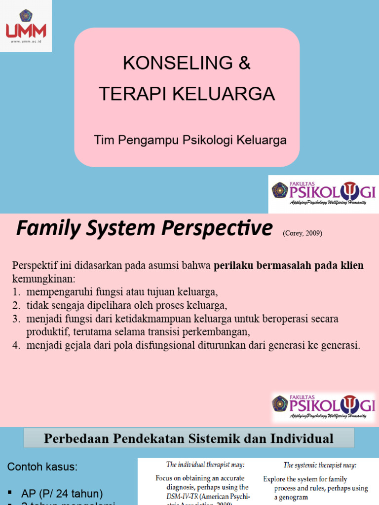 Konseling Dan Terapi Keluarga | PDF