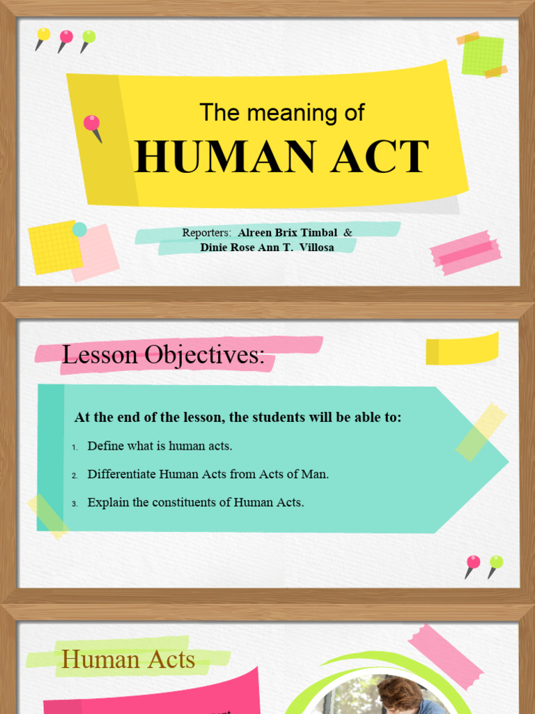 The Meaning of Human Acts | PDF
