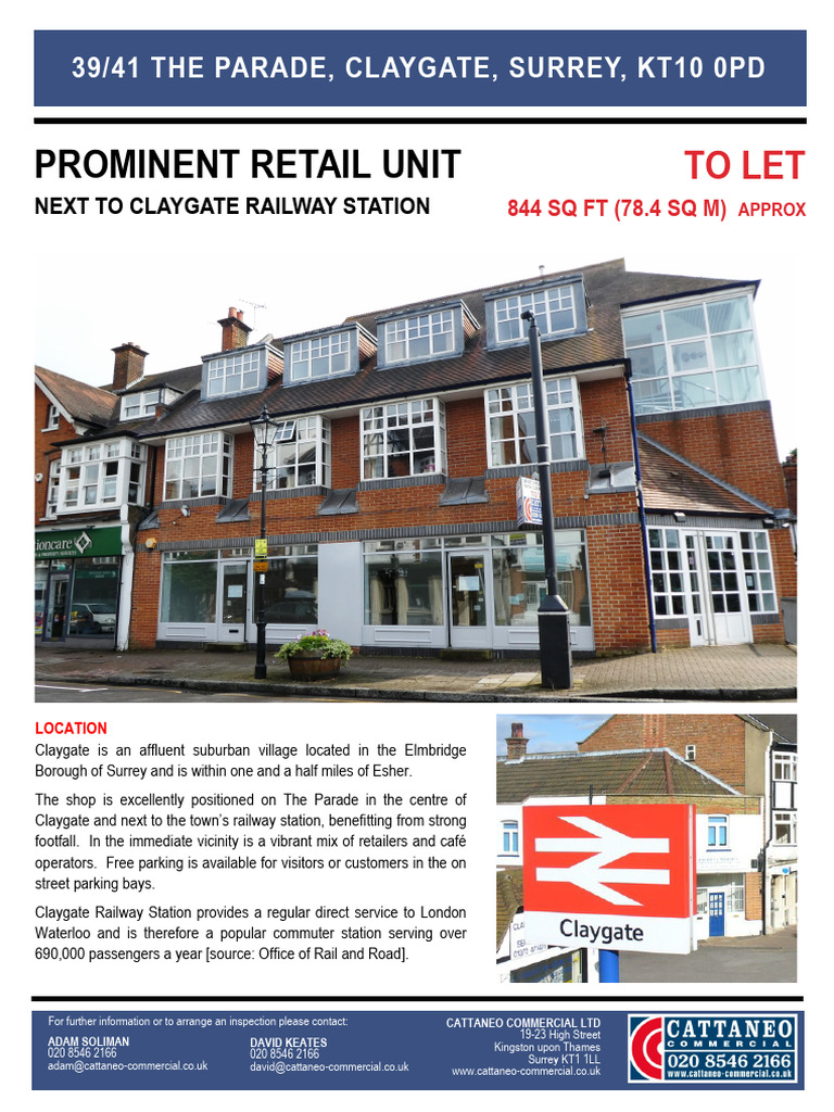 39-41 The Parade, Claygate, Surrey | PDF | Private Law | Common Law