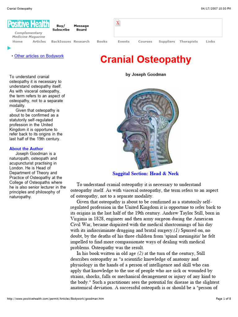 Cranial_Osteopathy | PDF | Skull | Anatomy