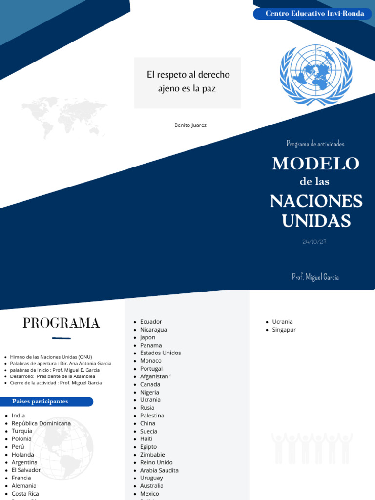 Brochure de La ONU | PDF