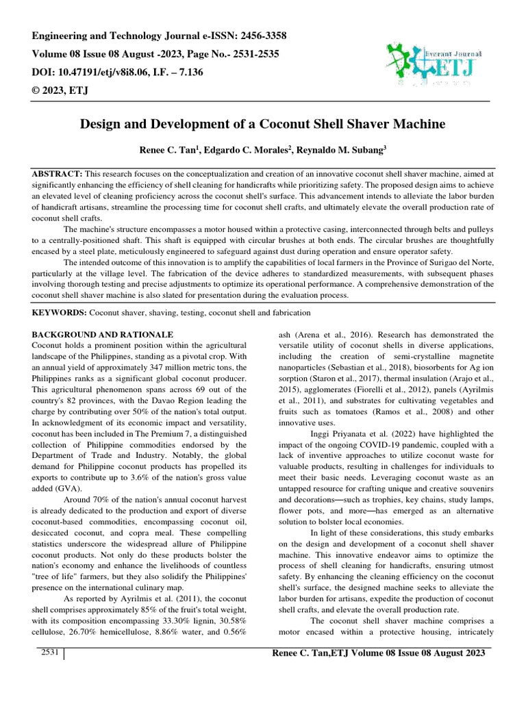 Document | PDF | Coconut | Concrete