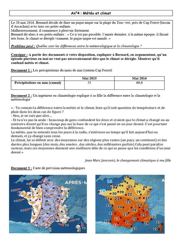 An°4 | PDF | Climat | Météorologie