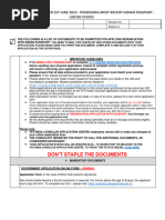 Step by Step Instructions & Checklist For Applying Fresh OCI | PDF ...
