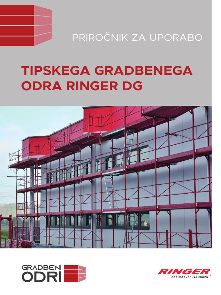 Priročnik - Za - Uporabo - in - Montazo Tipskega Odra | PDF