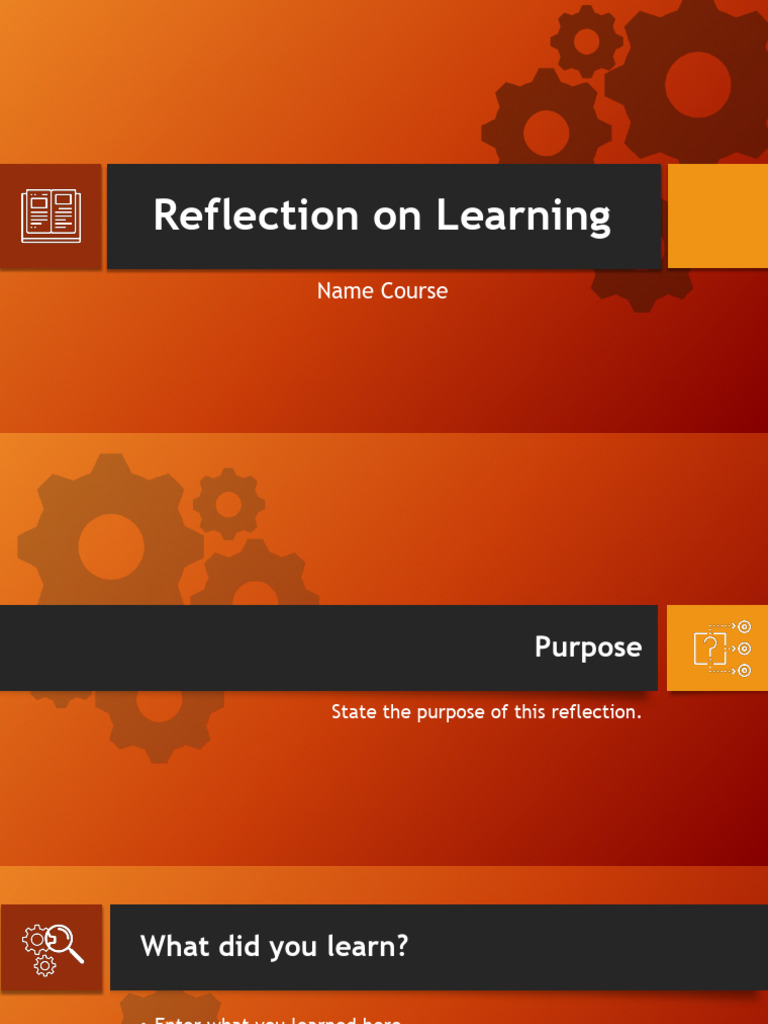 Reflection On Learning | PDF