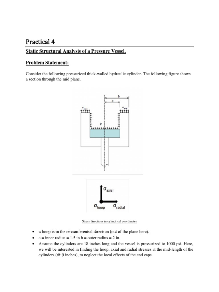 Practical 4 - FEA Lab | PDF | Mechanical Engineering | Applied And ...
