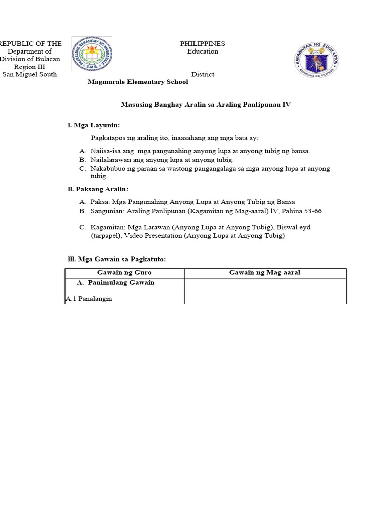 Detailed Lesson Plan in AP | PDF