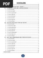 Chapitre Iv Les Differents Types de Textes Enfrancais | PDF | Récit ...
