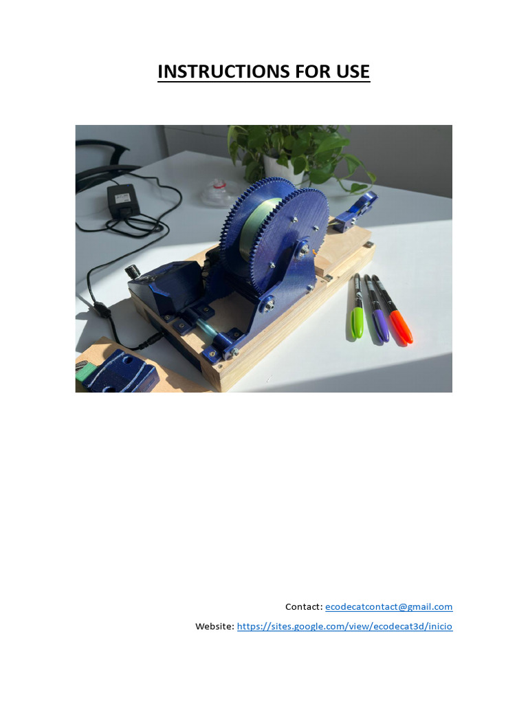 Instructions For Use | PDF