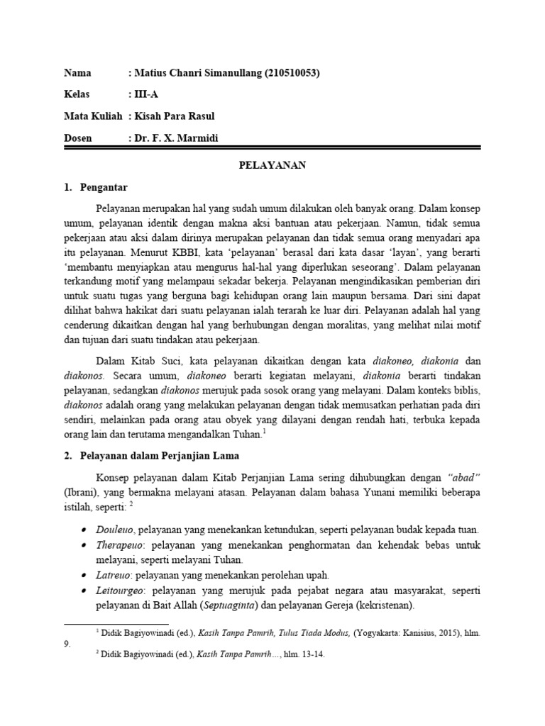 Matius C. Simanullang, 210510053, IIIA | PDF | Filsafat