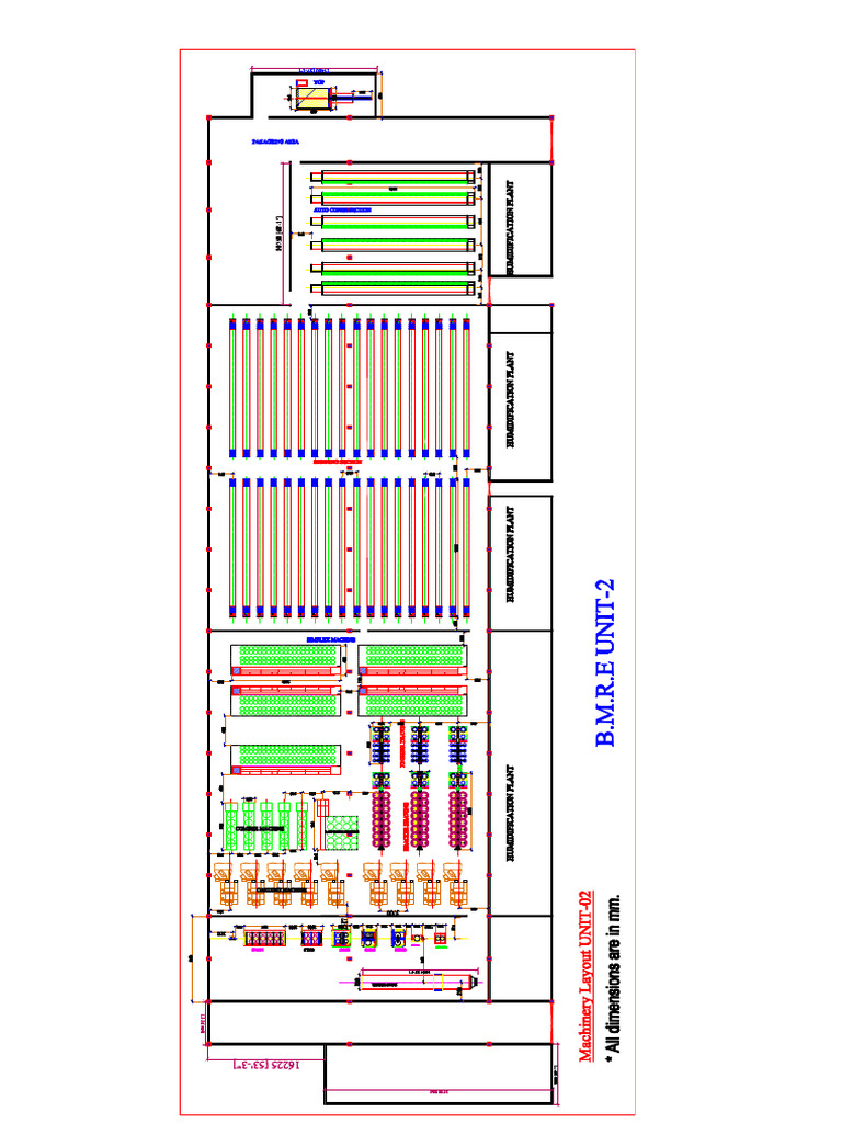 Existing.machine Lay Out Plan.unit-02 | PDF
