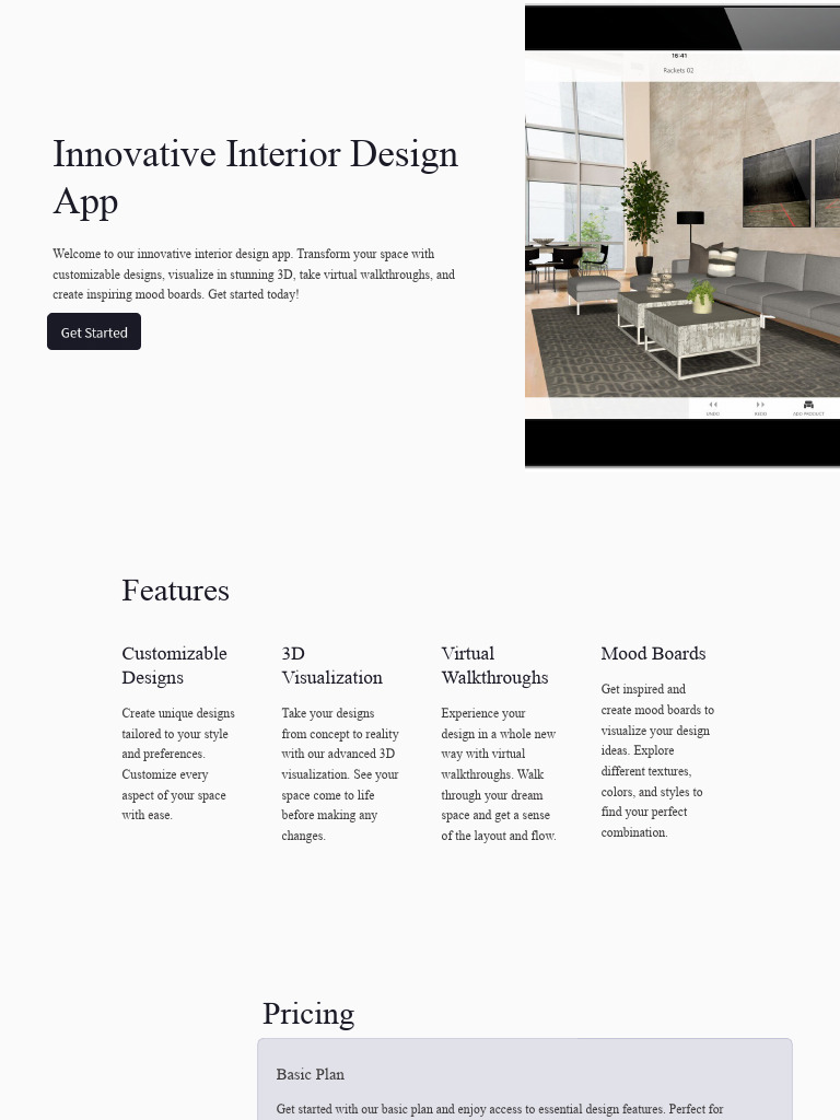 Innovative Interior Design | PDF | Mobile App | Interior Design