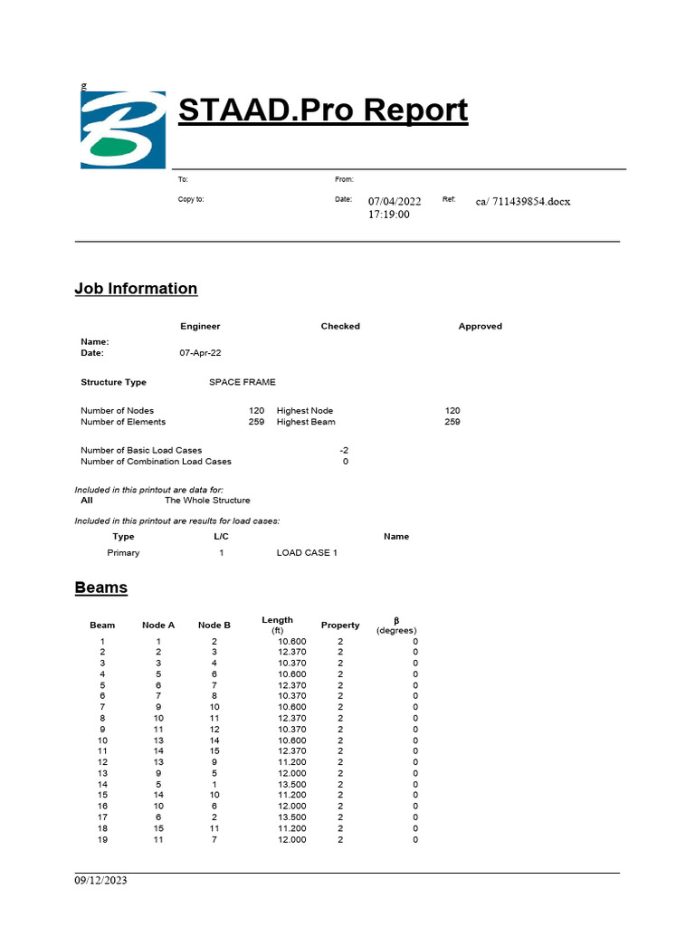Report. (Assignment 03 | PDF | Beam (Structure) | Structural Engineering