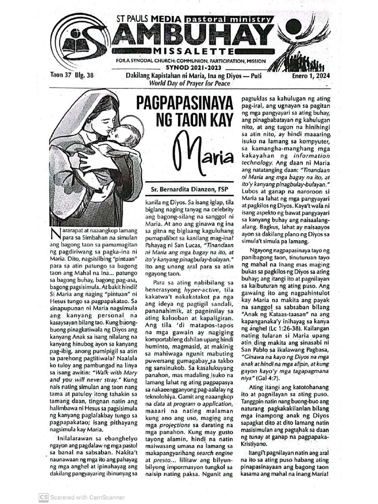Maria Ina NG Diyos | PDF